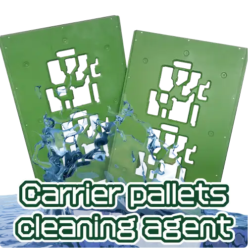 Carrier pallet cleaning system PALLETCLEANER PCLT - KAKEN TECH CO., Ltd.